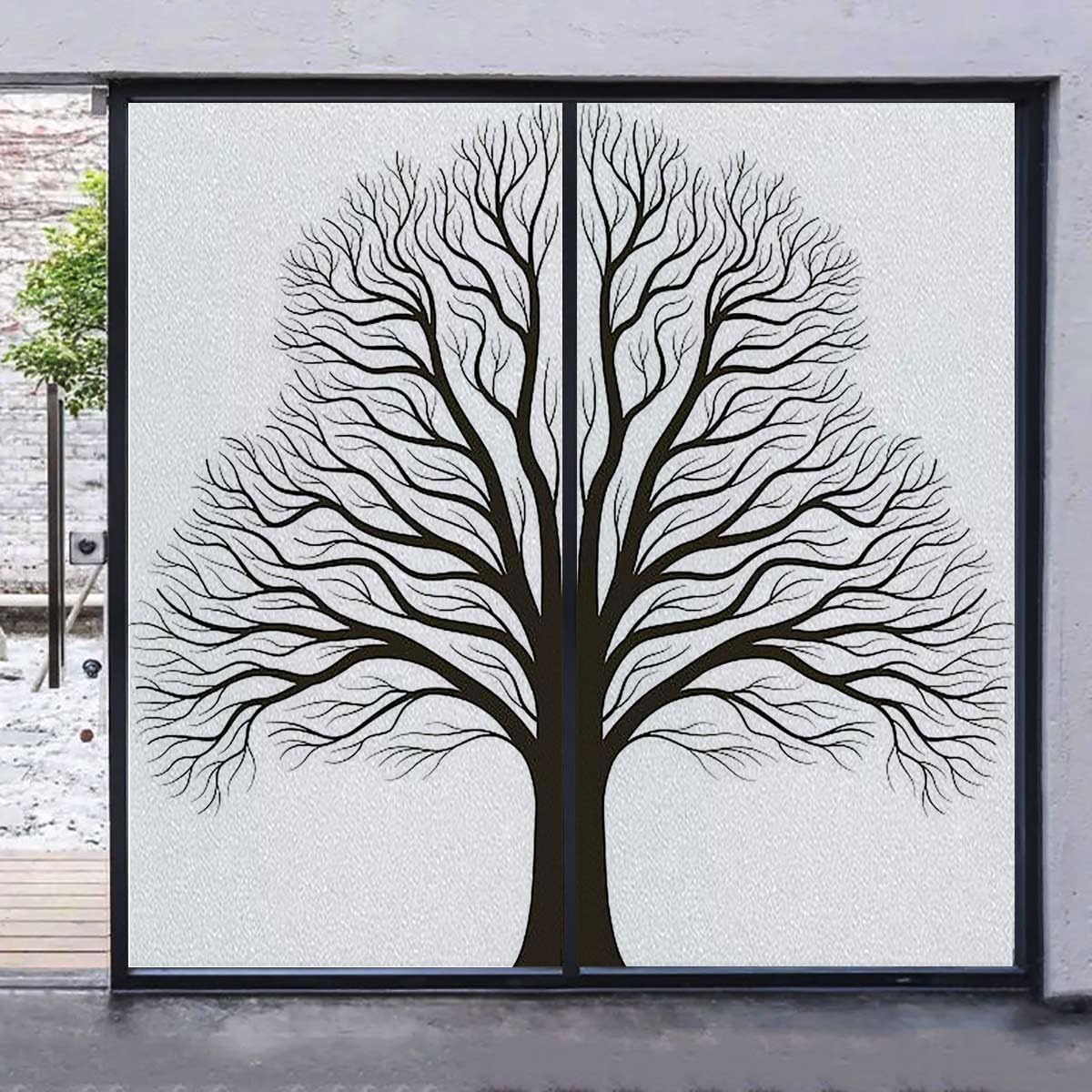 Electrostatic Window Vinyl Window Cling Tree Of Life Static Adhesive ...