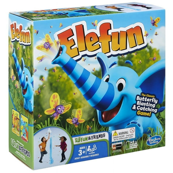 Elefun and Friends Elefun Game: Fast-Moving, Glow-in-the-Dark Fireflies ...