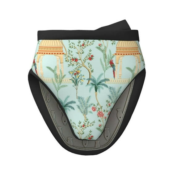 Elegan Lovely Parrot Flower Oven Mitts Heat Resistant, Soft Lining ...