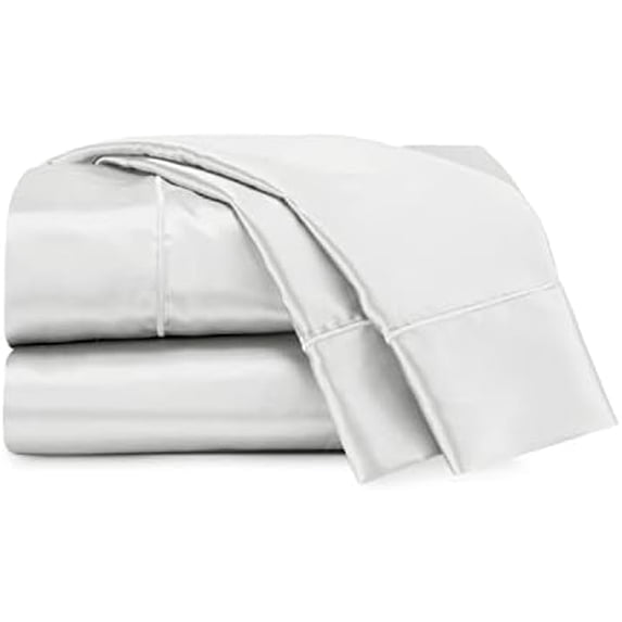 Elegance 3-Piece Satin Sheets | Twin Size Luxury Hotel Quality Bed ...