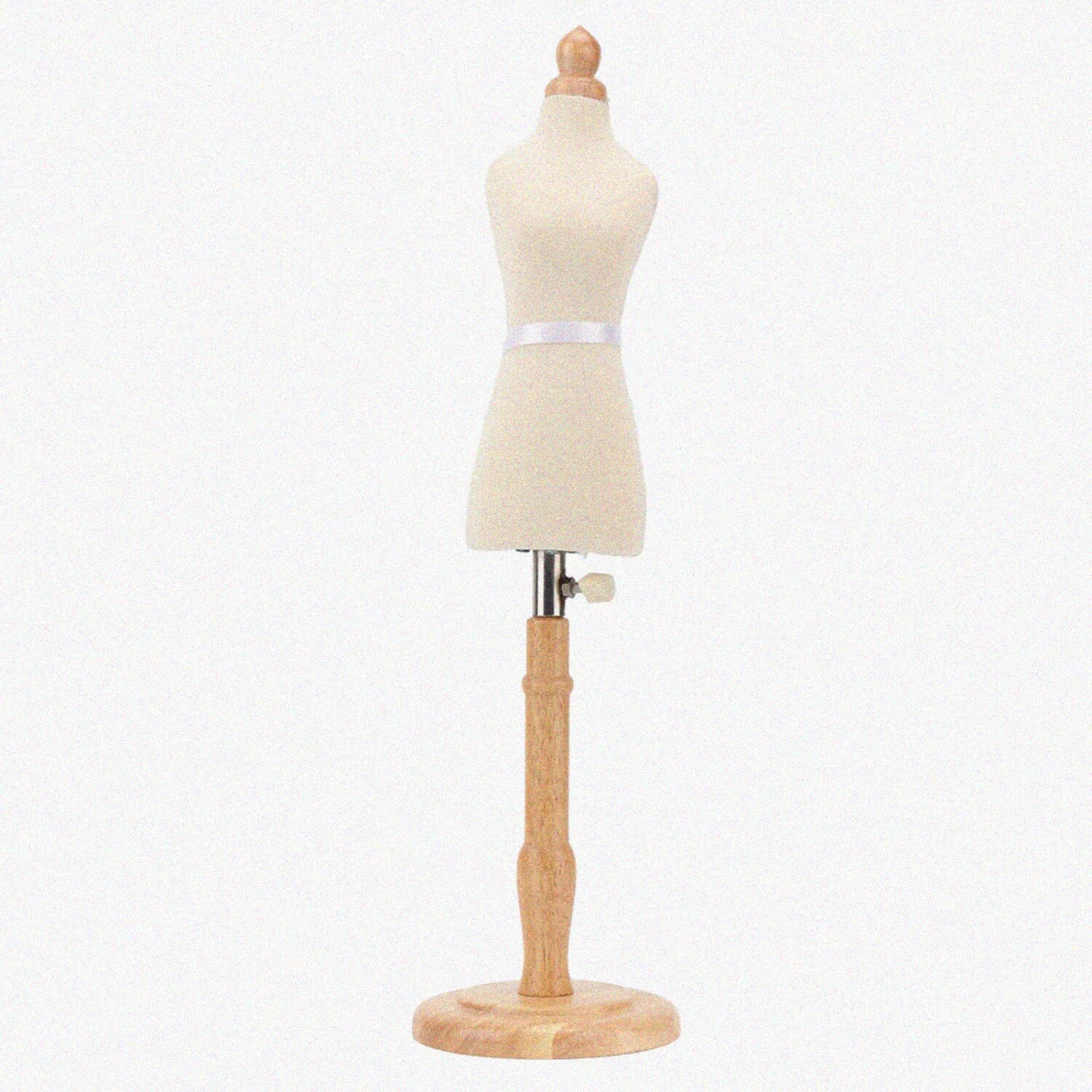 EleganceForm: Adjustable Female Mannequin Torso with Wooden Stand ...