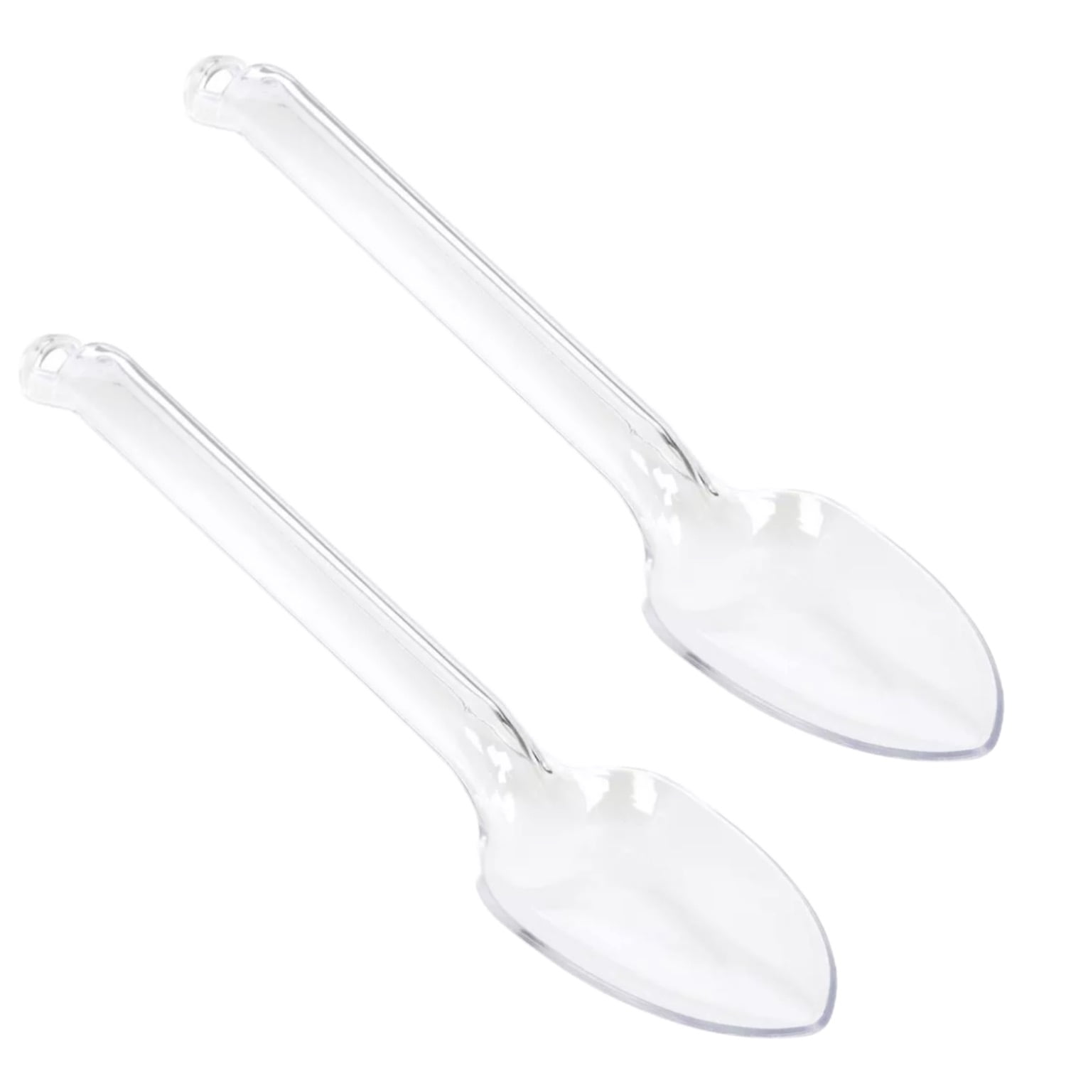 Elegani CLEAR Plastic Disposable Serving Spoon, 12in (2-Pack) - Walmart.com