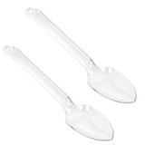 Elegani CLEAR Plastic Disposable Serving Spoon, 12in (2-Pack) - Walmart.com