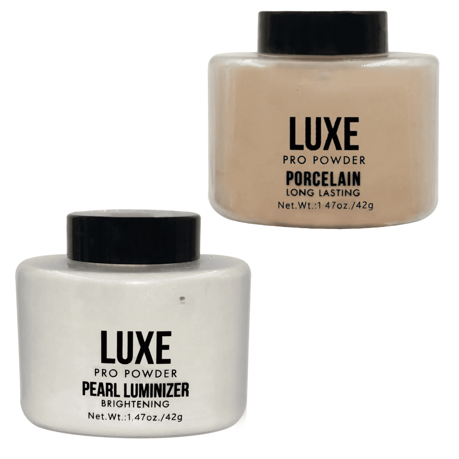 Elegani LUXE Pro Powder Pearl Luminizer and Porcelain 2 pcs Set ...