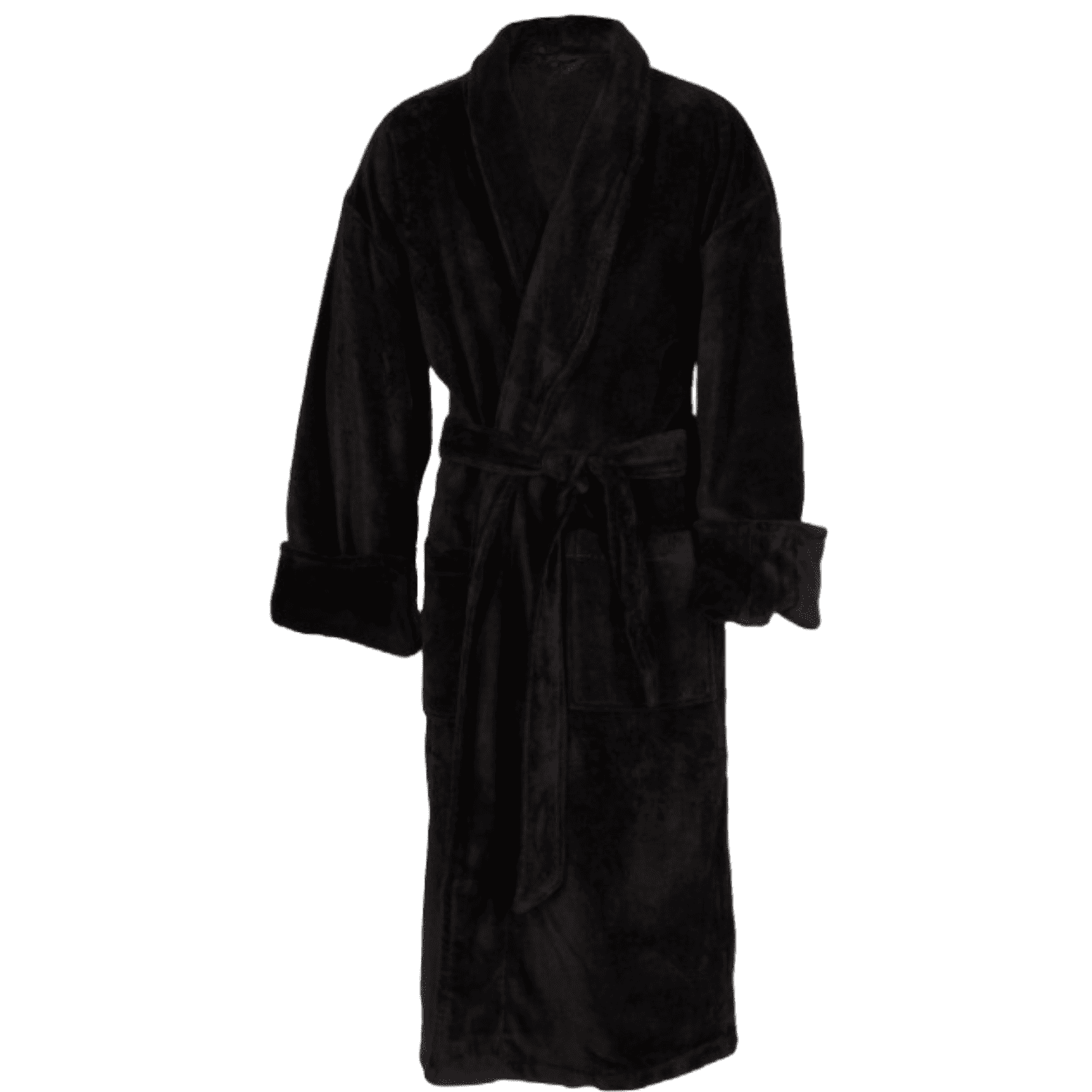 Elegani Terry Velour Shawl Collar Robe - Indulge in Luxury Comfort (One ...