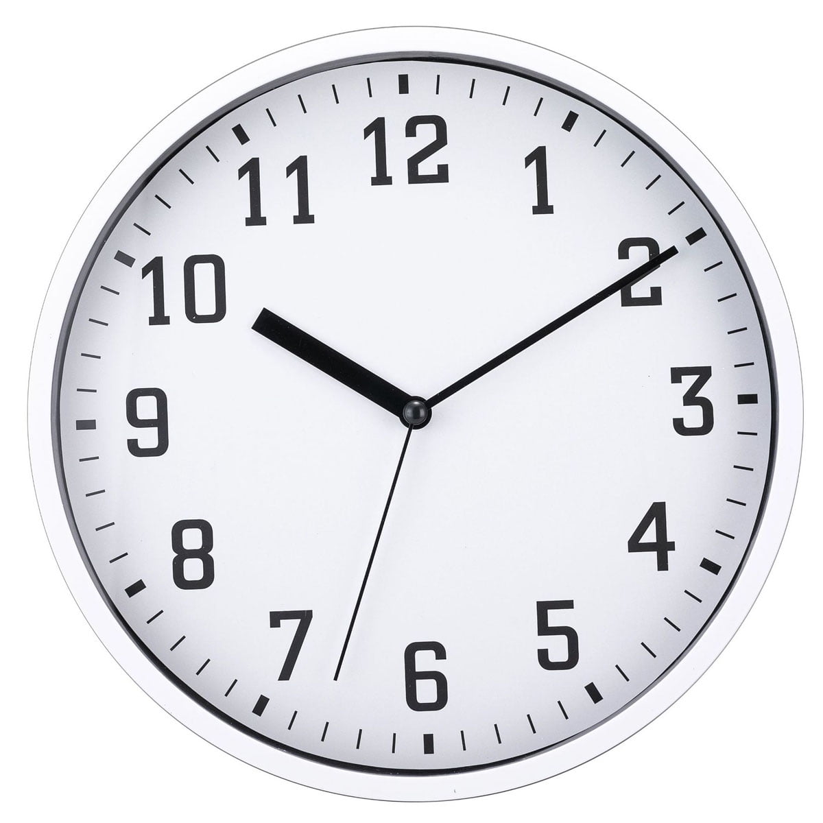 Elegant 10 Inch 25CM Wall Clock With Silent Quartz Movement And Non ...