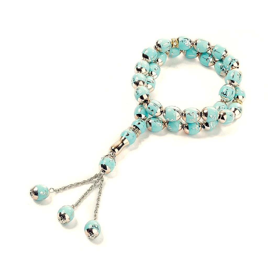 Elegant 33 Grains Islamic Prayer Beads Rosary Religious Worship Prayer ...