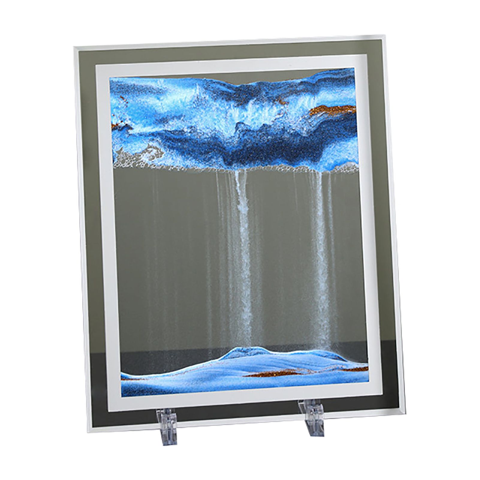 Elegant 3D Effect Hourglass Painting Beautiful Add Ambient Glass Moving ...