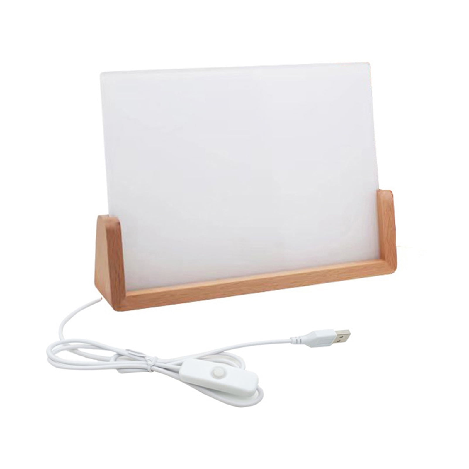 Elegant Acrylic Photo Frame with LED Lighted Base Sublimation Picture ...