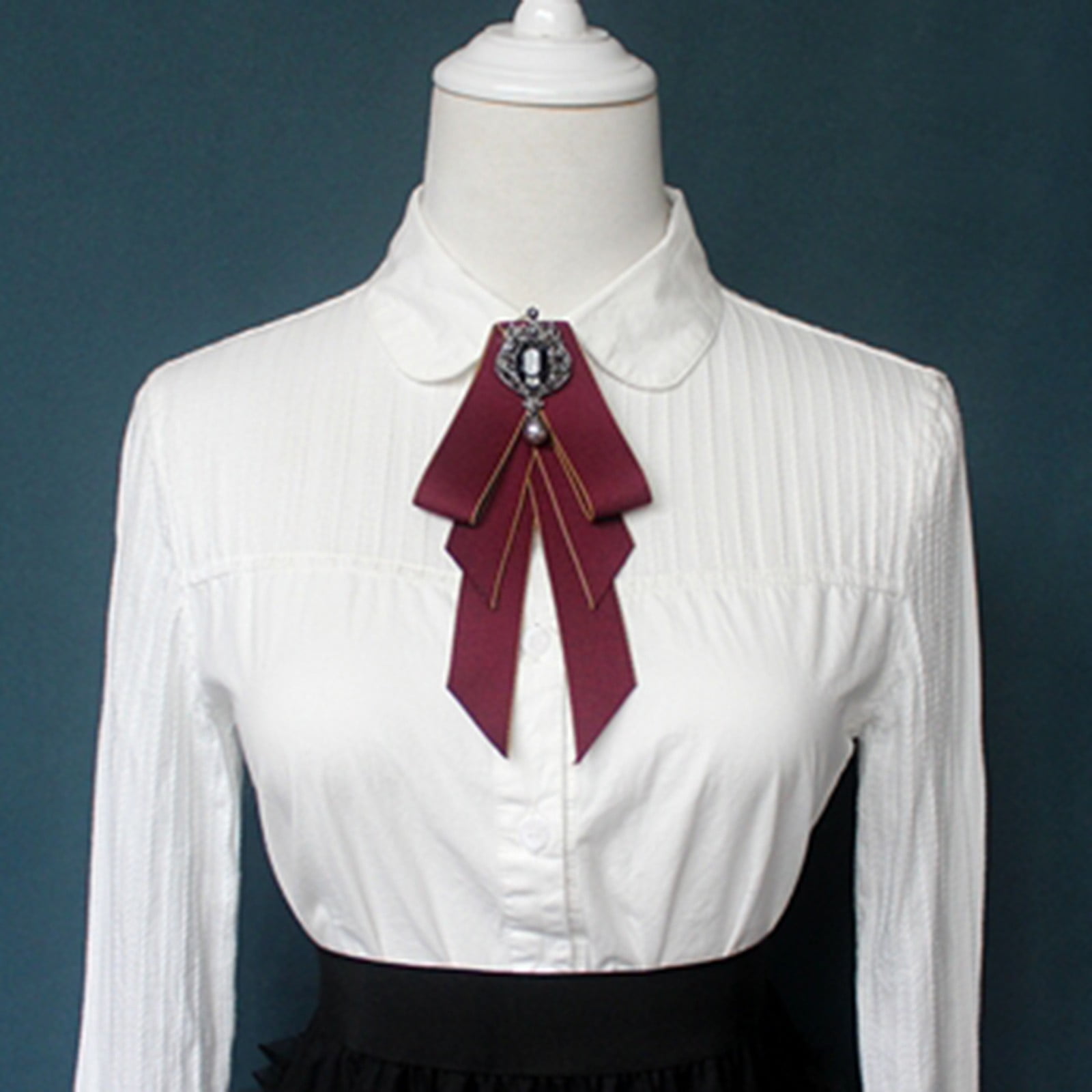 Elegant Adjustable Tied Bow Ties For Women Girls Men Ties Reusable Wire ...