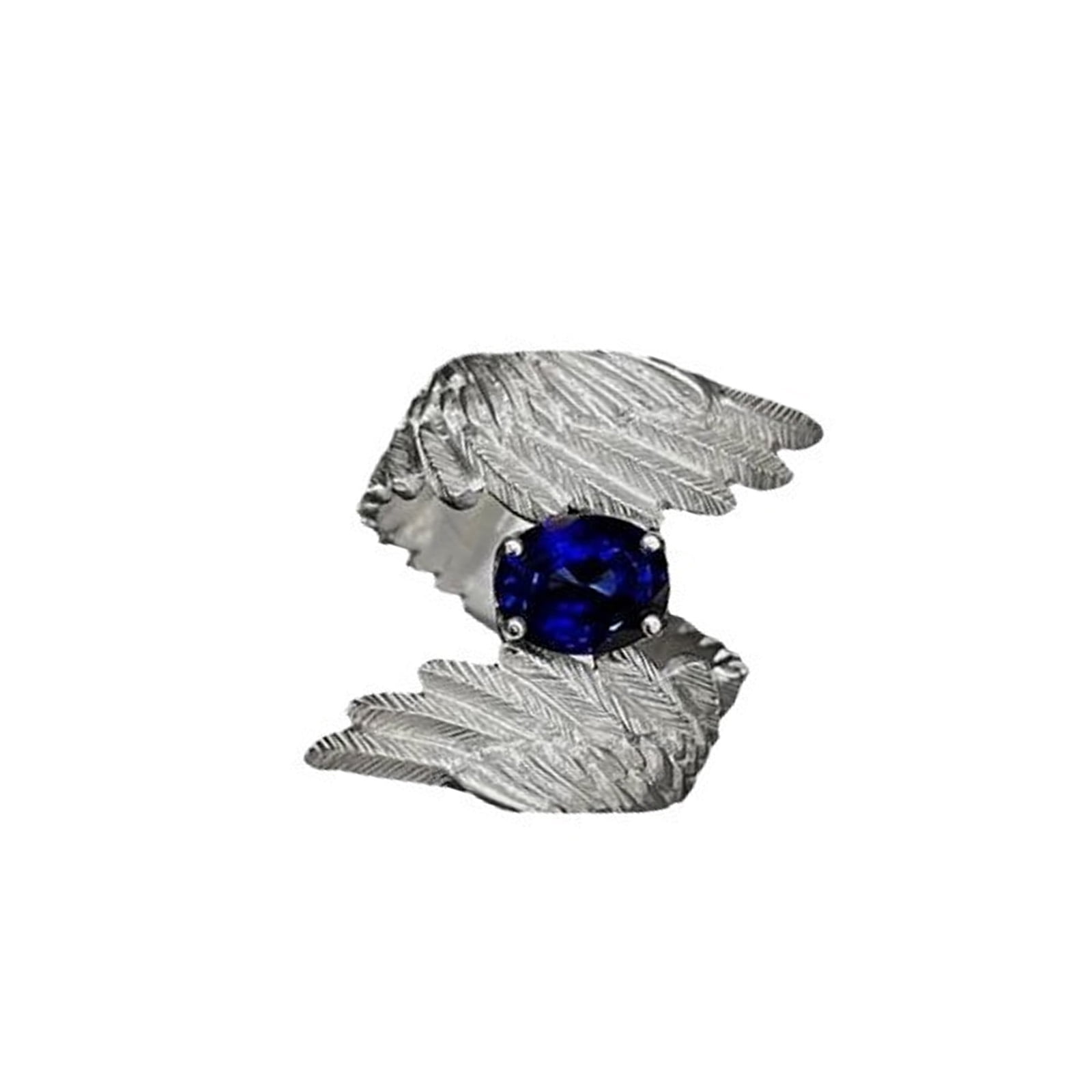 Elegant Adjustable Wedding Rings Dating Rings Geometric Angel Wing ...
