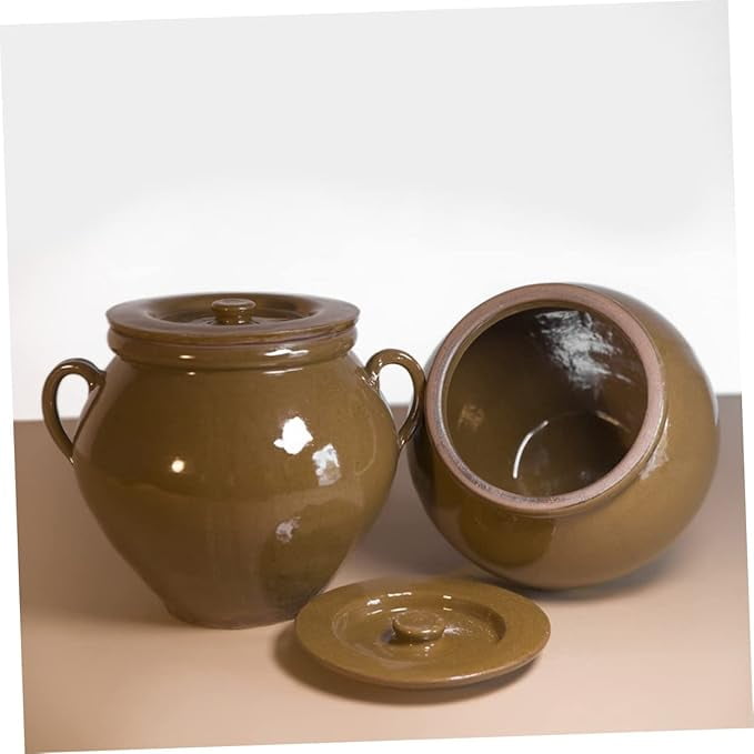 Elegant Airtight Ceramic Lard Jar Premium Food Storage Solution Ideal ...