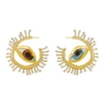 Elegant Alien Pupil Ear Pendant Irregular Circular Eardrop Blue Eye ...