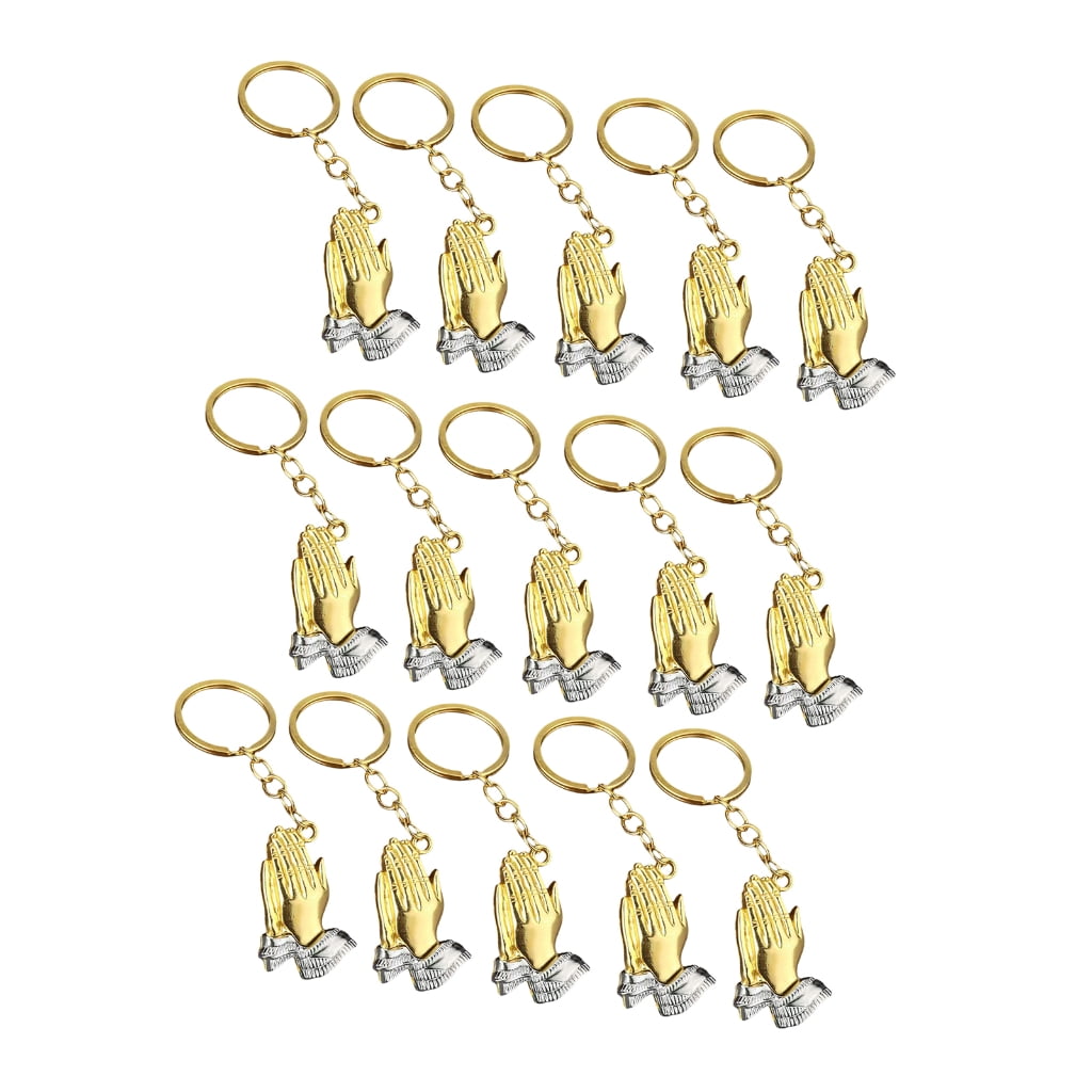 Elegant Alloy Key Holders Praying Hand Pendant Designs for Spiritual ...