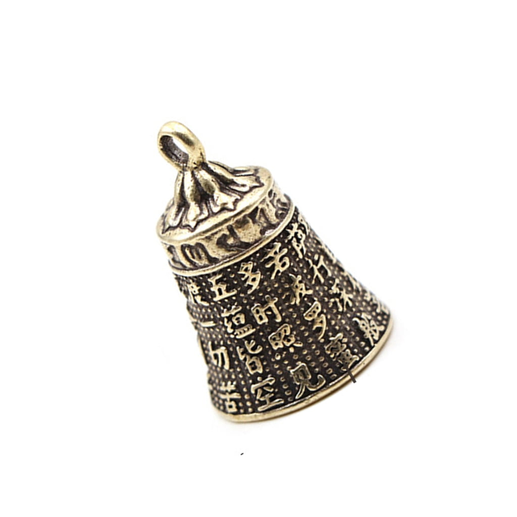 Elegant Alloy Mantra Keychain Bells Ornament Elegant Bells Keyring For ...