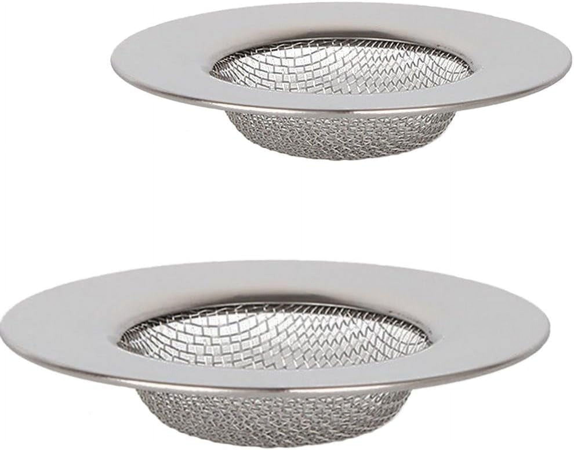 Elegant Anti-Clog Kitchen Drain Strainer, Stainless Steel Mesh Basket ...