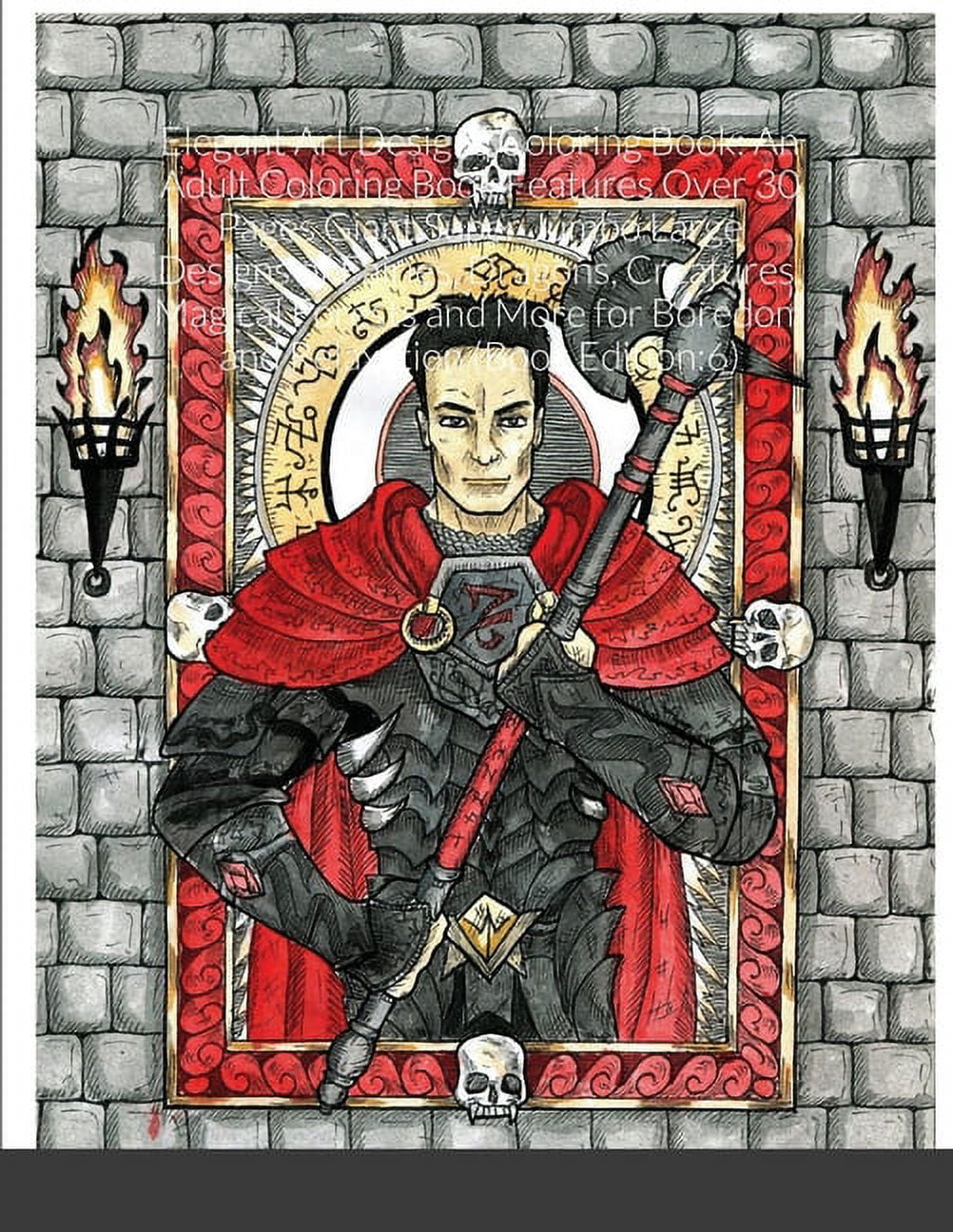 Elegant Art Designs Coloring Book: An Adult Coloring Book Features Over ...