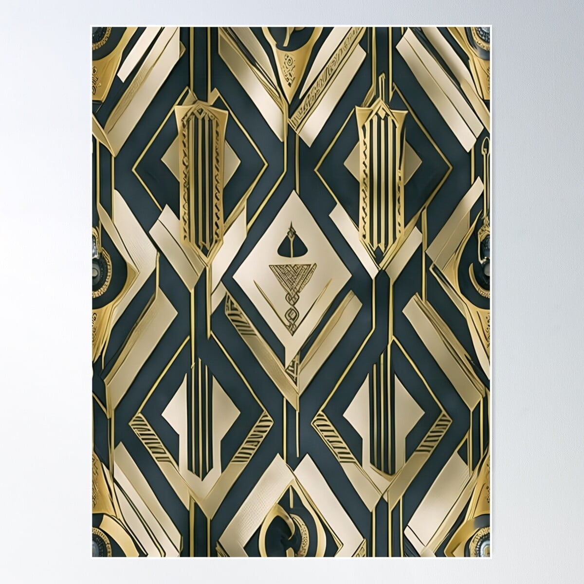 Elegant Art Nouveau Patterns: Gatsby Art Deco-Chevron Inspired Designs ...