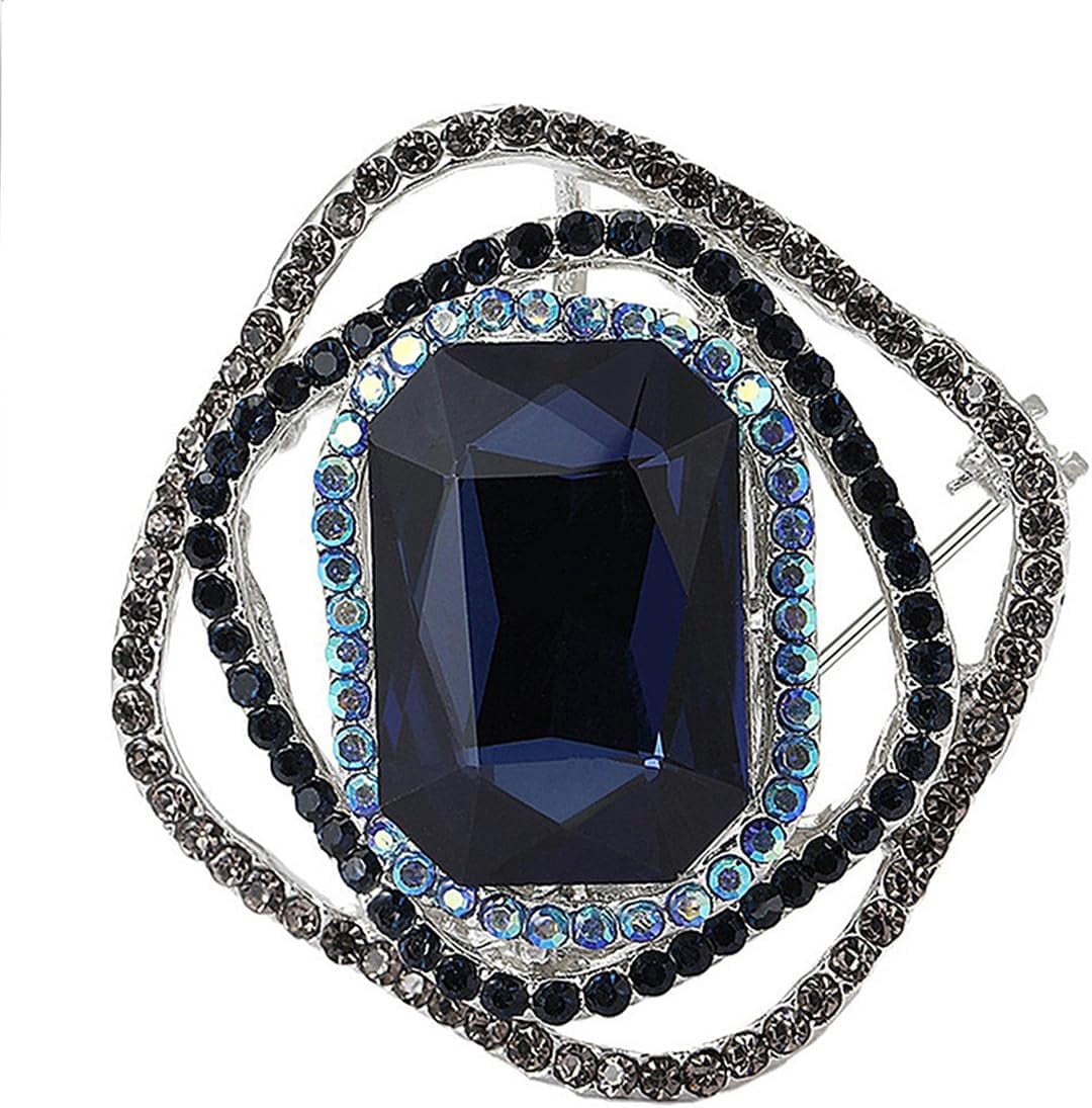 Elegant Austrian Crystal Brooch Pin for Women Fashion Crystal Cluster ...