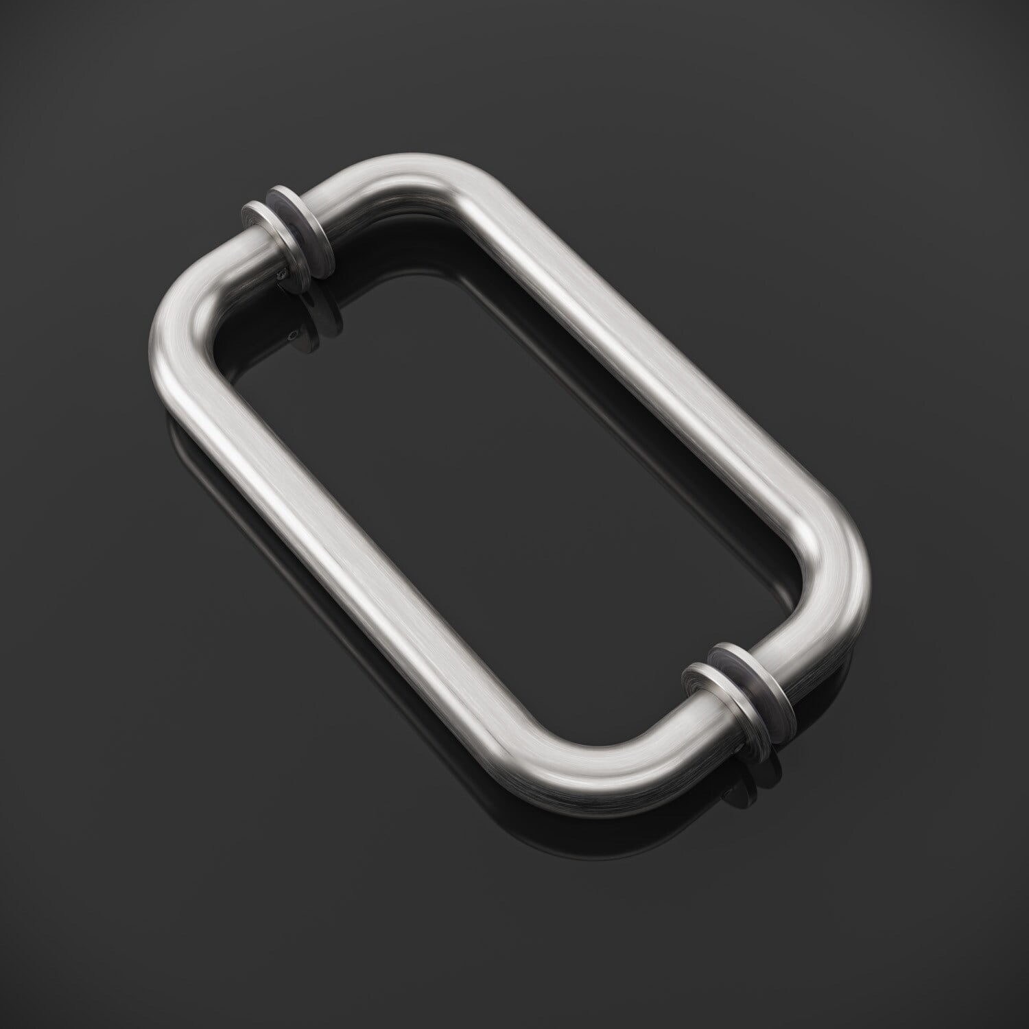 Elegant Back-to Back Pull Handles Tubular Pull Handles for Shower Door ...