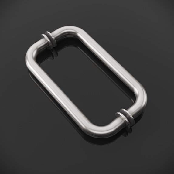 Elegant Back-to Back Pull Handles Tubular Pull Handles for Shower Door ...