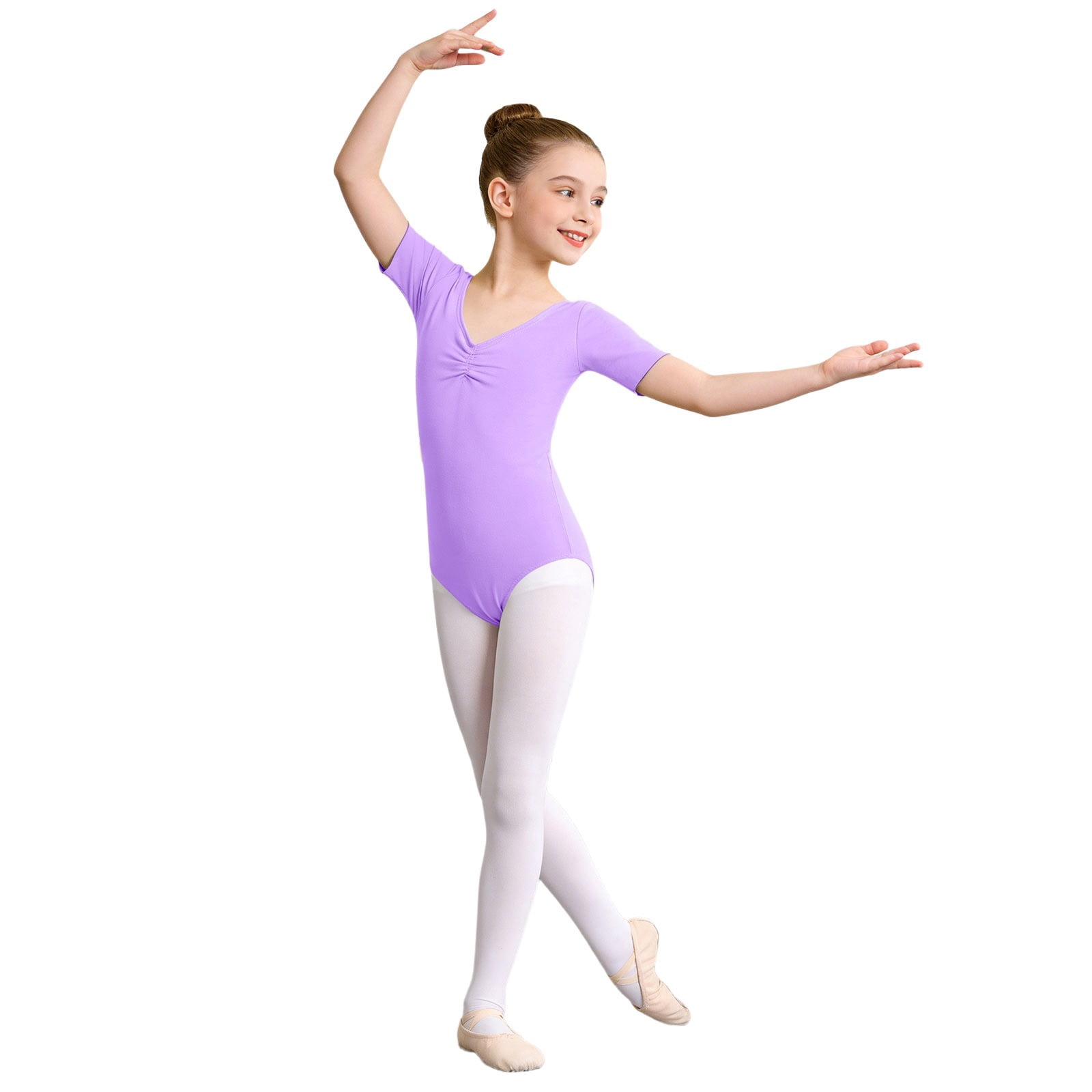 Elegant Ballet Practice Jumpsuit for Girls Comfortable Snap Front ...