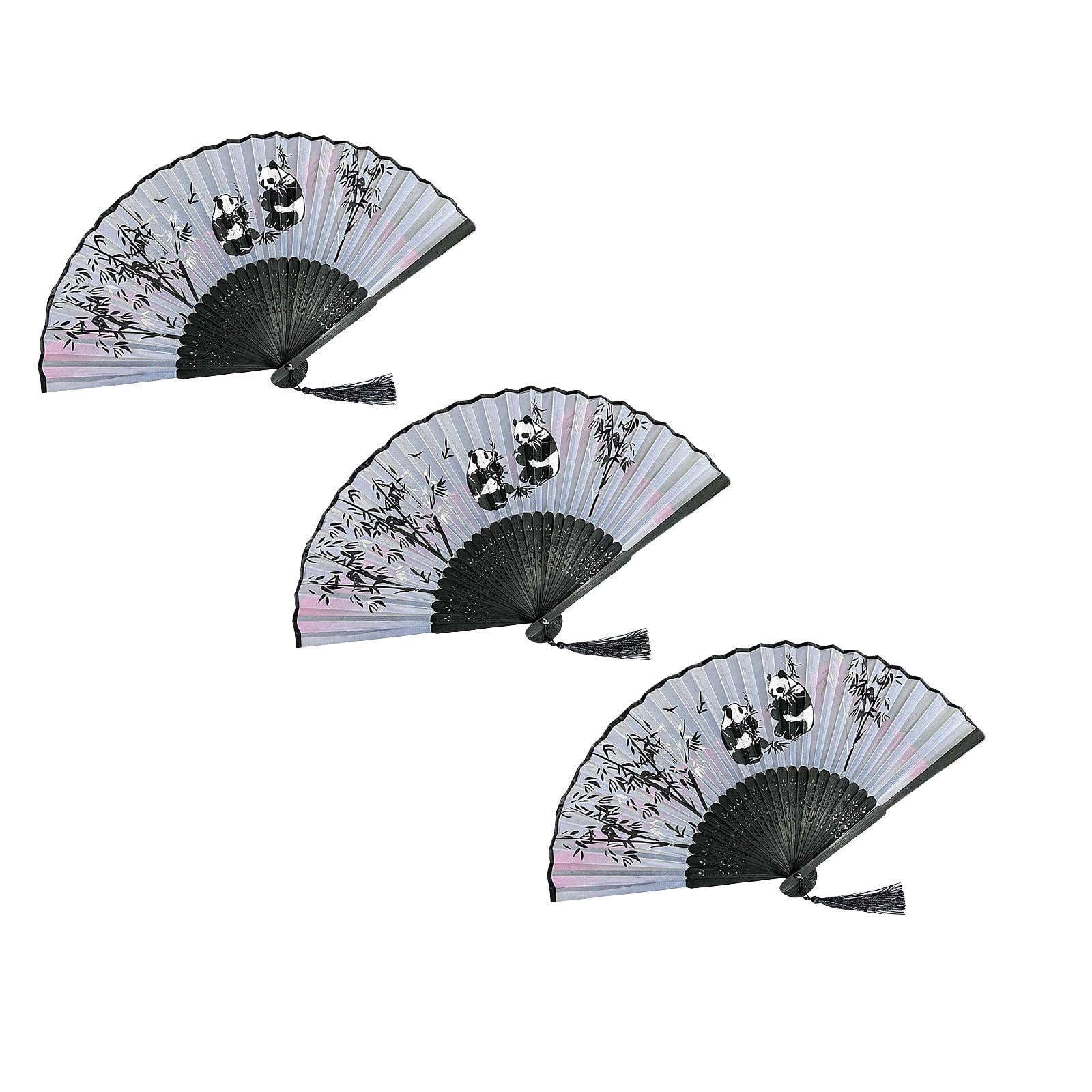 Elegant Bamboo Hand Fans - Foldable Traditional Chinese Style Fans for ...
