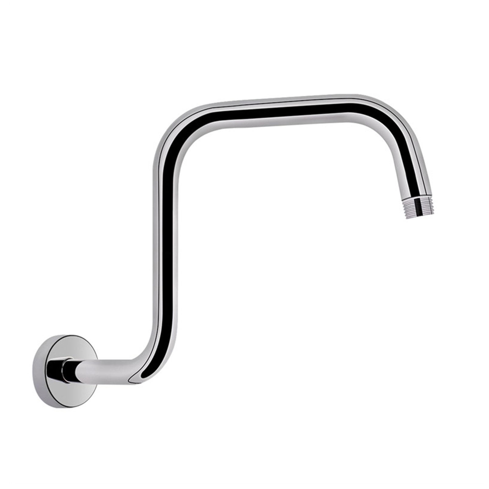 Elegant Bathroom Shower Accessory Shower Head Risers with Flanges Steel ...