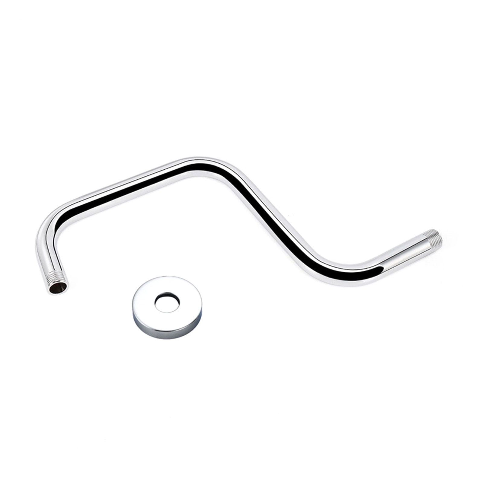 Elegant Bathroom Shower Accessory Shower Head Risers with Flanges Steel ...