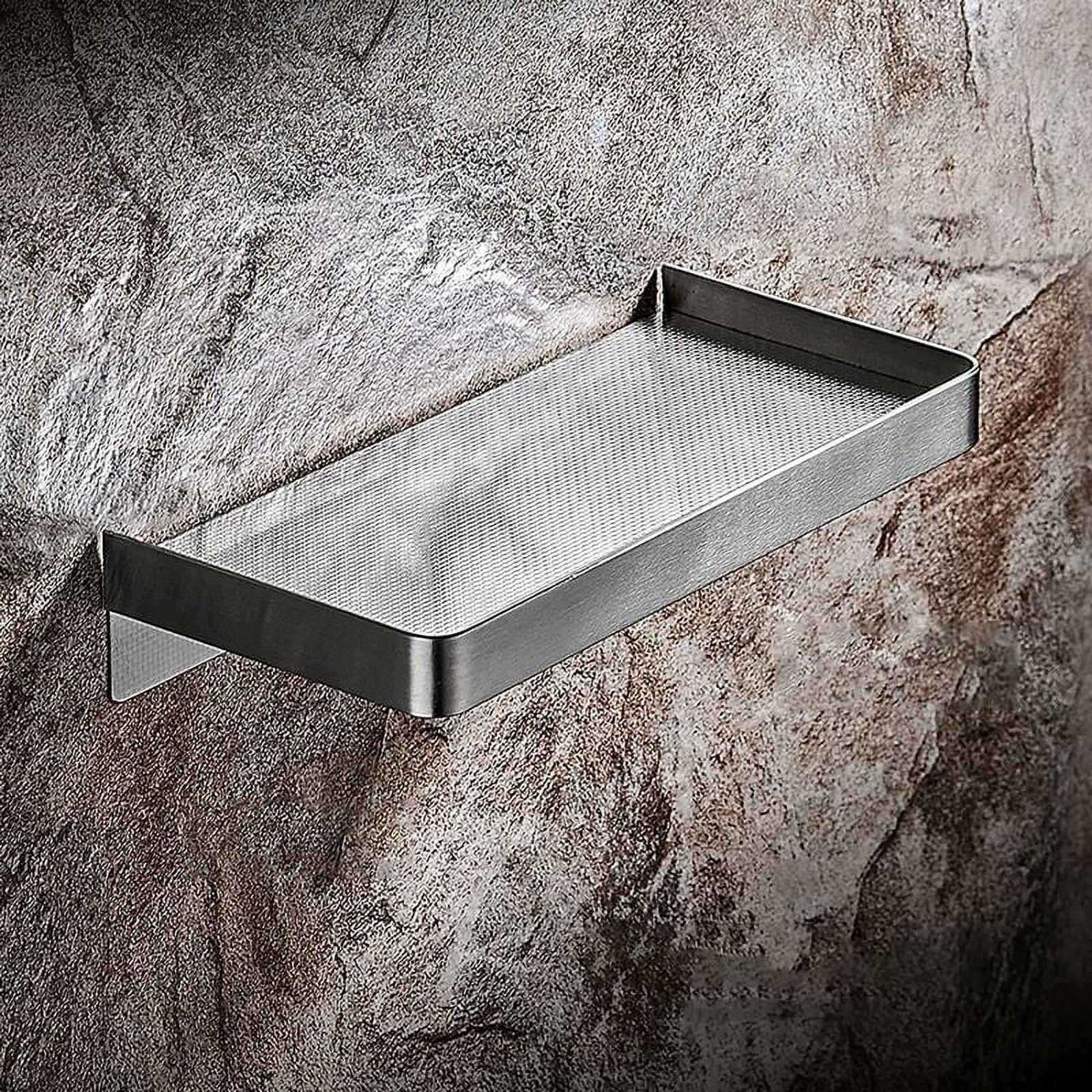 Elegant Bathroom Upgrade, Floating Shelves, Tempered Glass Design ...