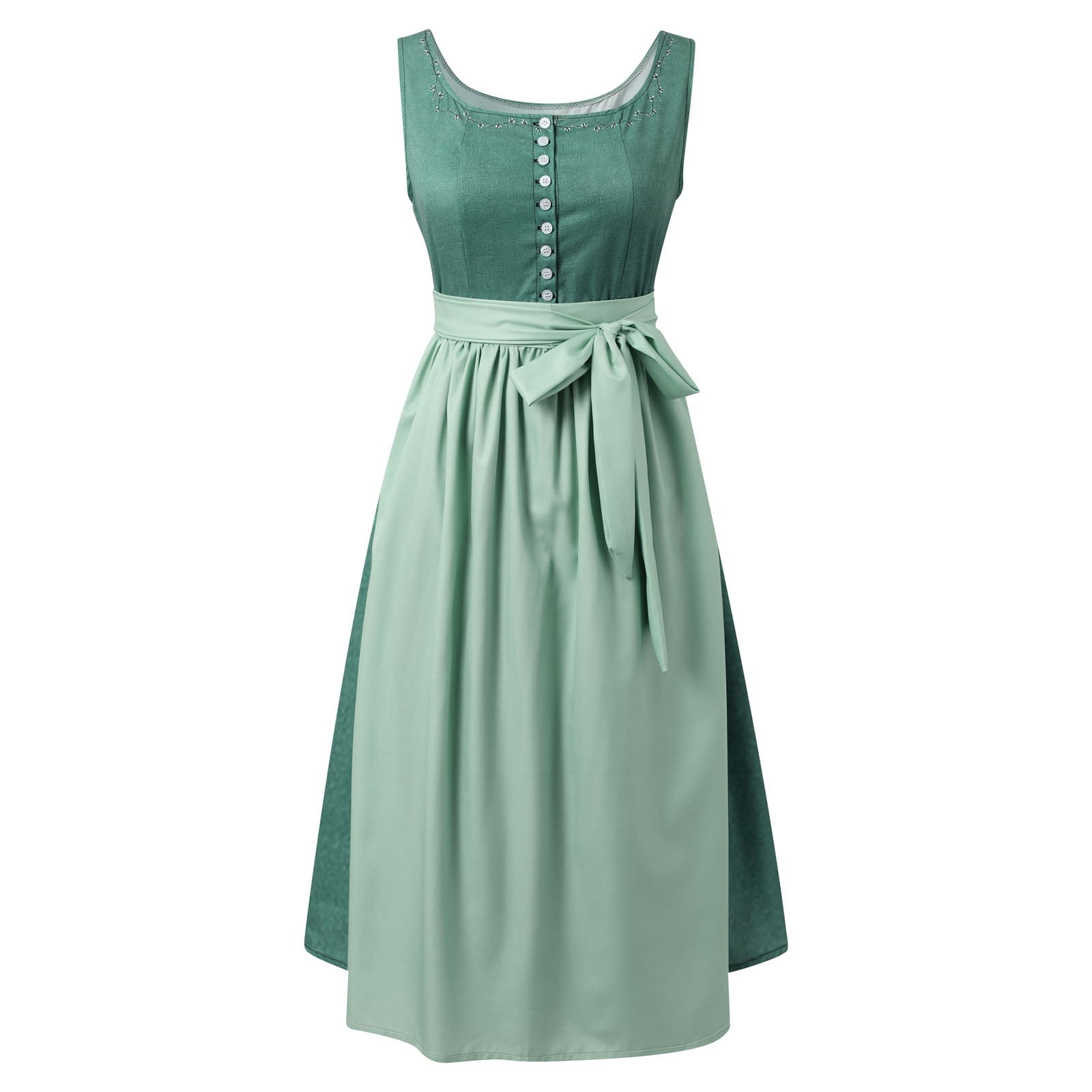 Elegant Bavarian Style Dress La`ce Vest Apron Outfit For Women ...