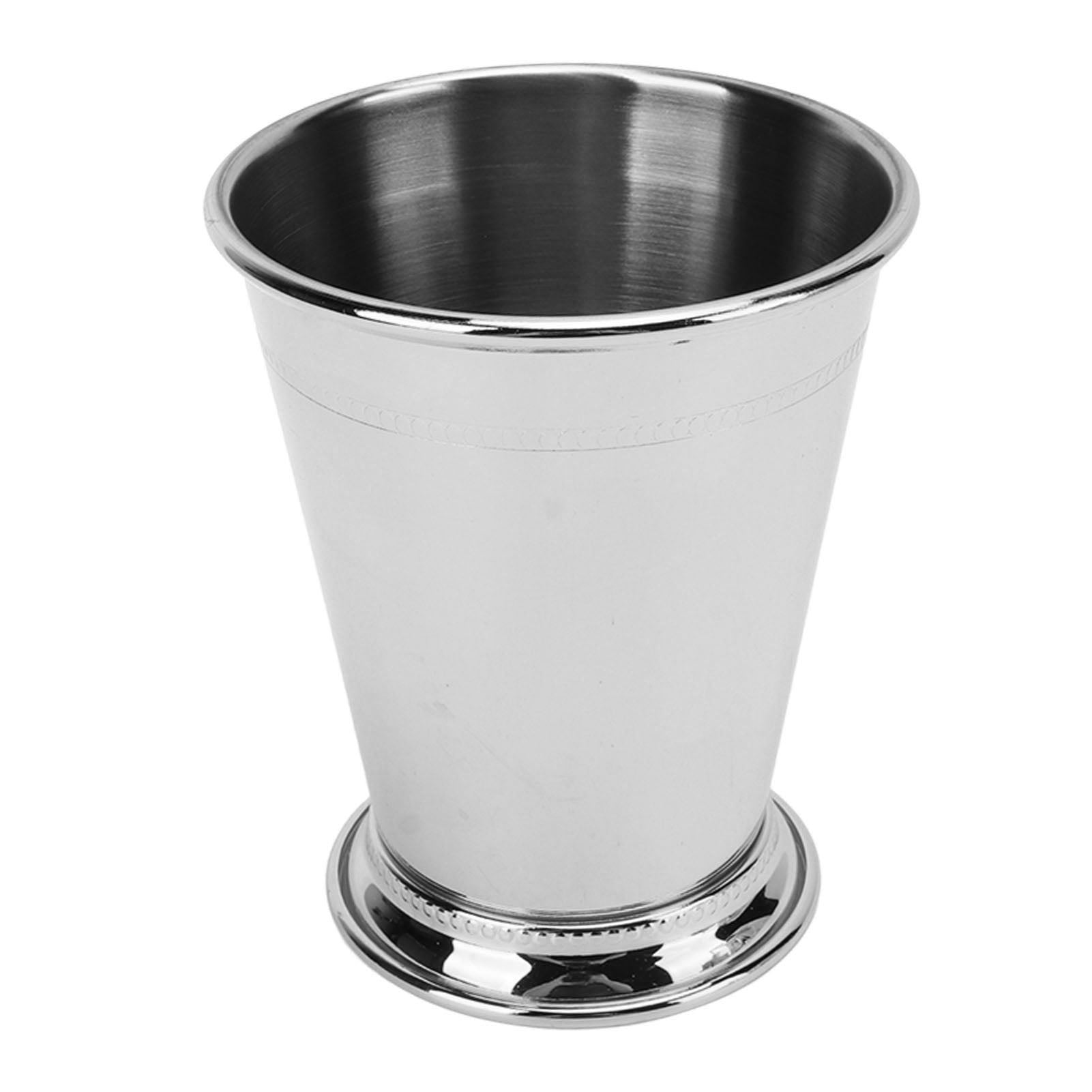 Elegant Beaded Stainless Steel Julep Cup, Retro Design For Cocktails ...
