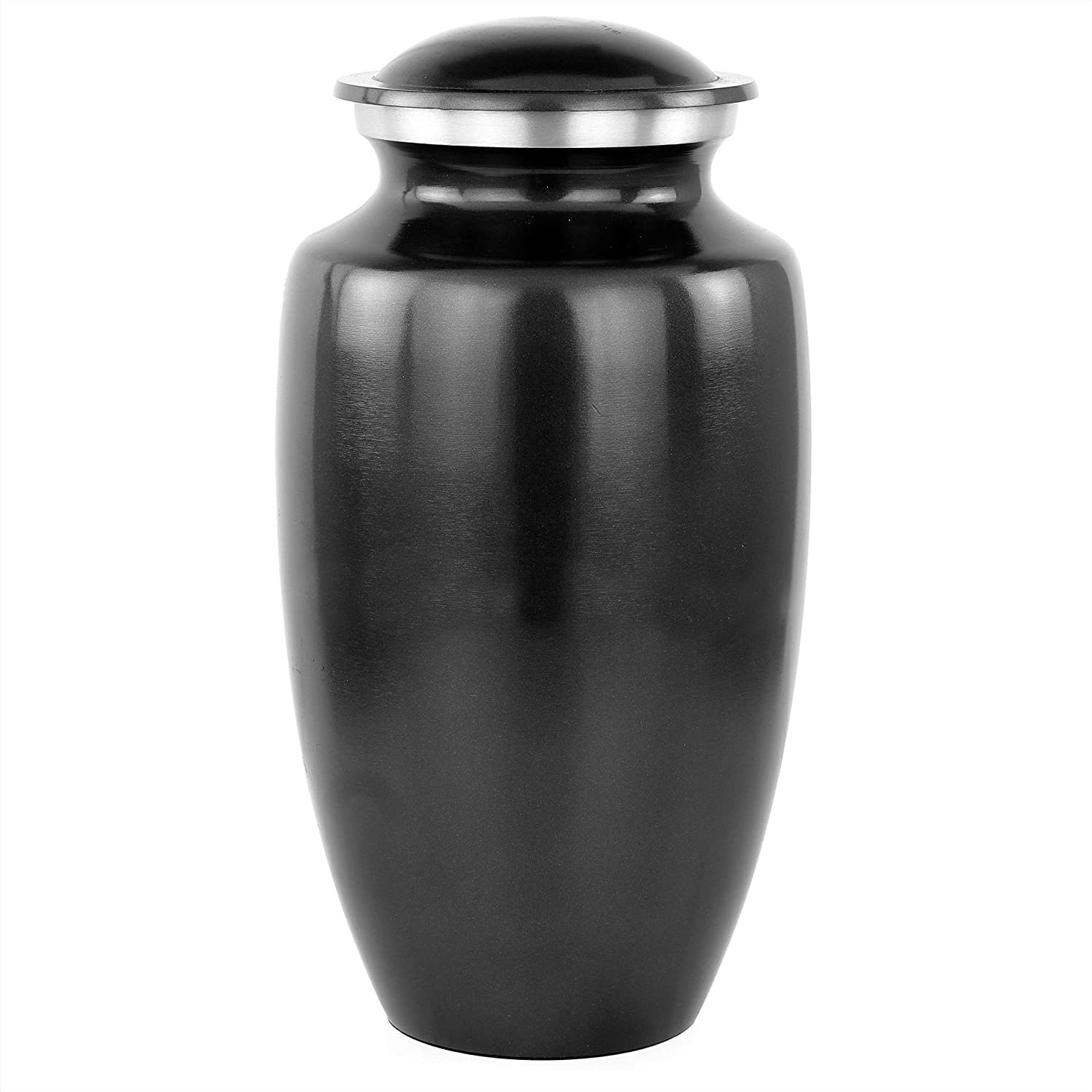 Elegant Black Cremation-Black Urn-Unique Urn-Metal Urn-Small Urn-Small ...