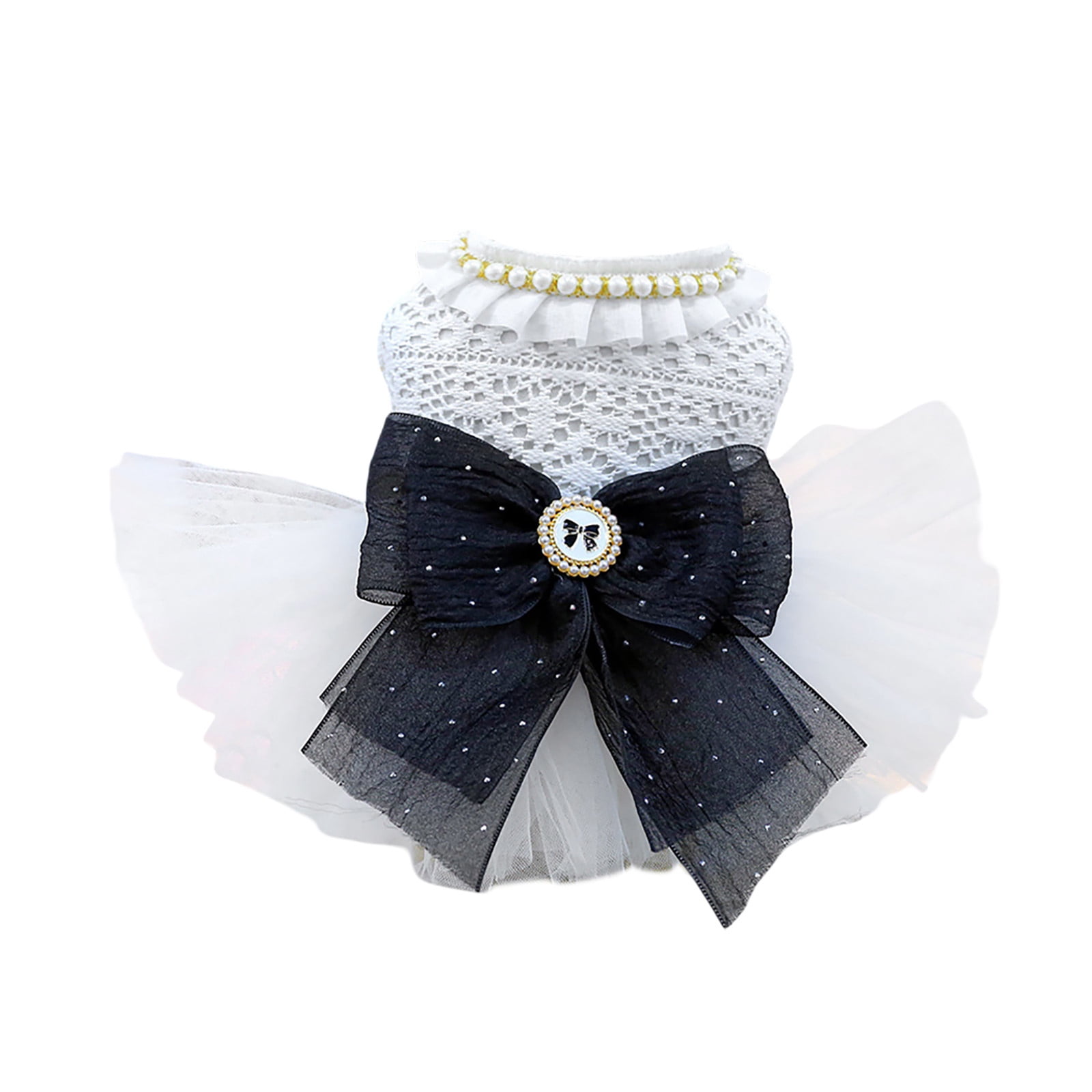 Elegant Blingbling Tutu Dress for Small Puppies Stylish Lace Dog ...