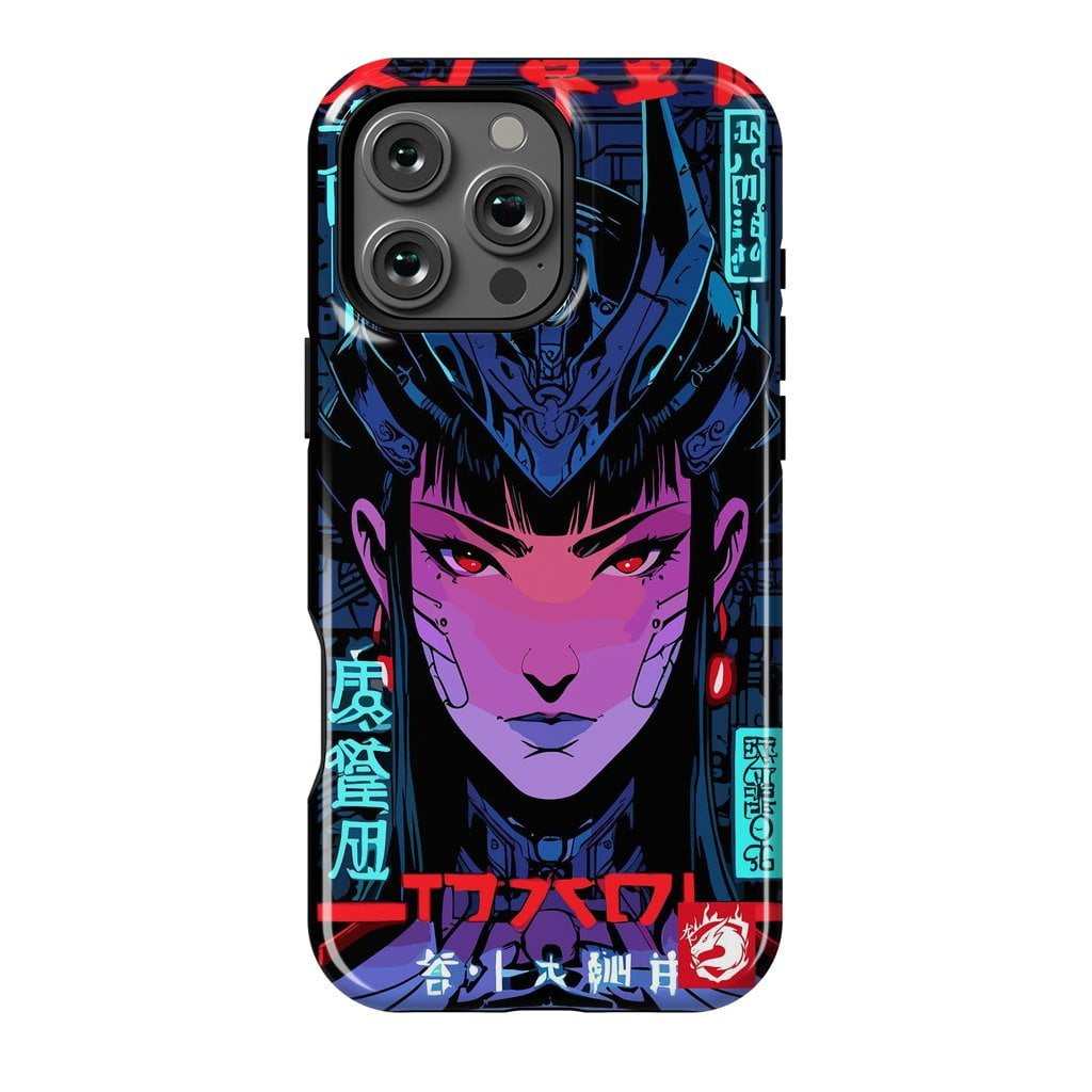 Elegant Blue Woman Design Case for 11 through 16 Pro Max iPhone Models ...