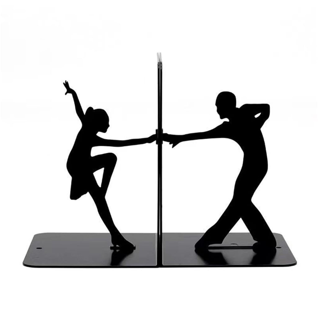 Elegant Bookends Metal Bookshelfs for Displaying Books Decors, Music ...