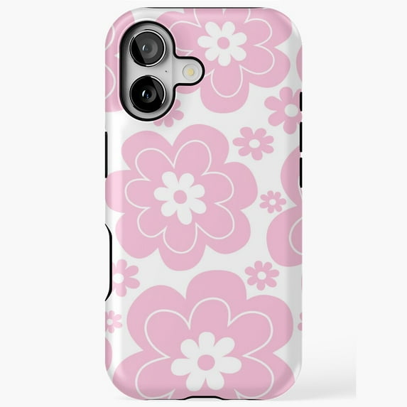 Elegant Botanical Flower Retro Mid Century Modern Artistic Pattern Case ...