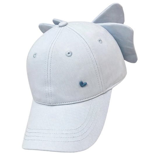 Elegant Bows Decorated Cotton Hat With Wide Boder For Sun Protection ...