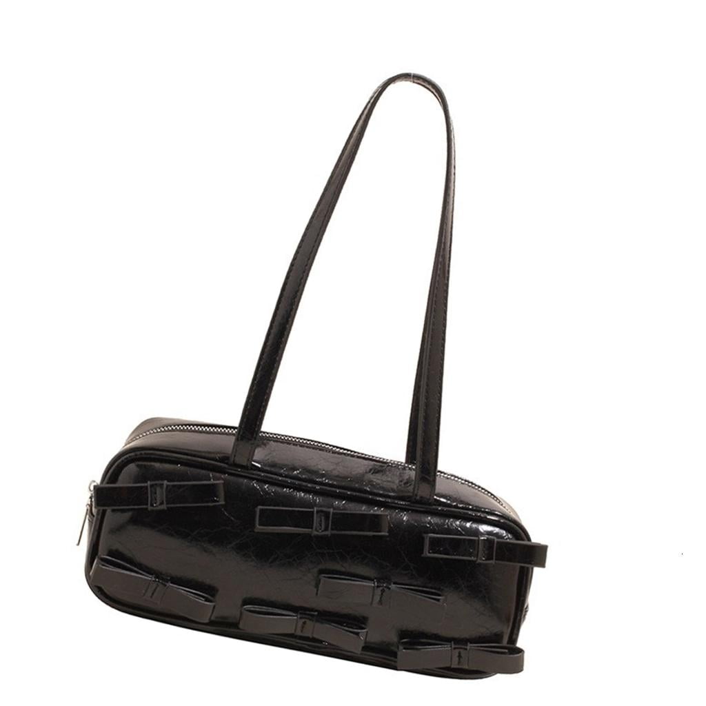 Elegant Bows Sweet PU1eatherShoulder Bag Casual Short Handle Armpit ...