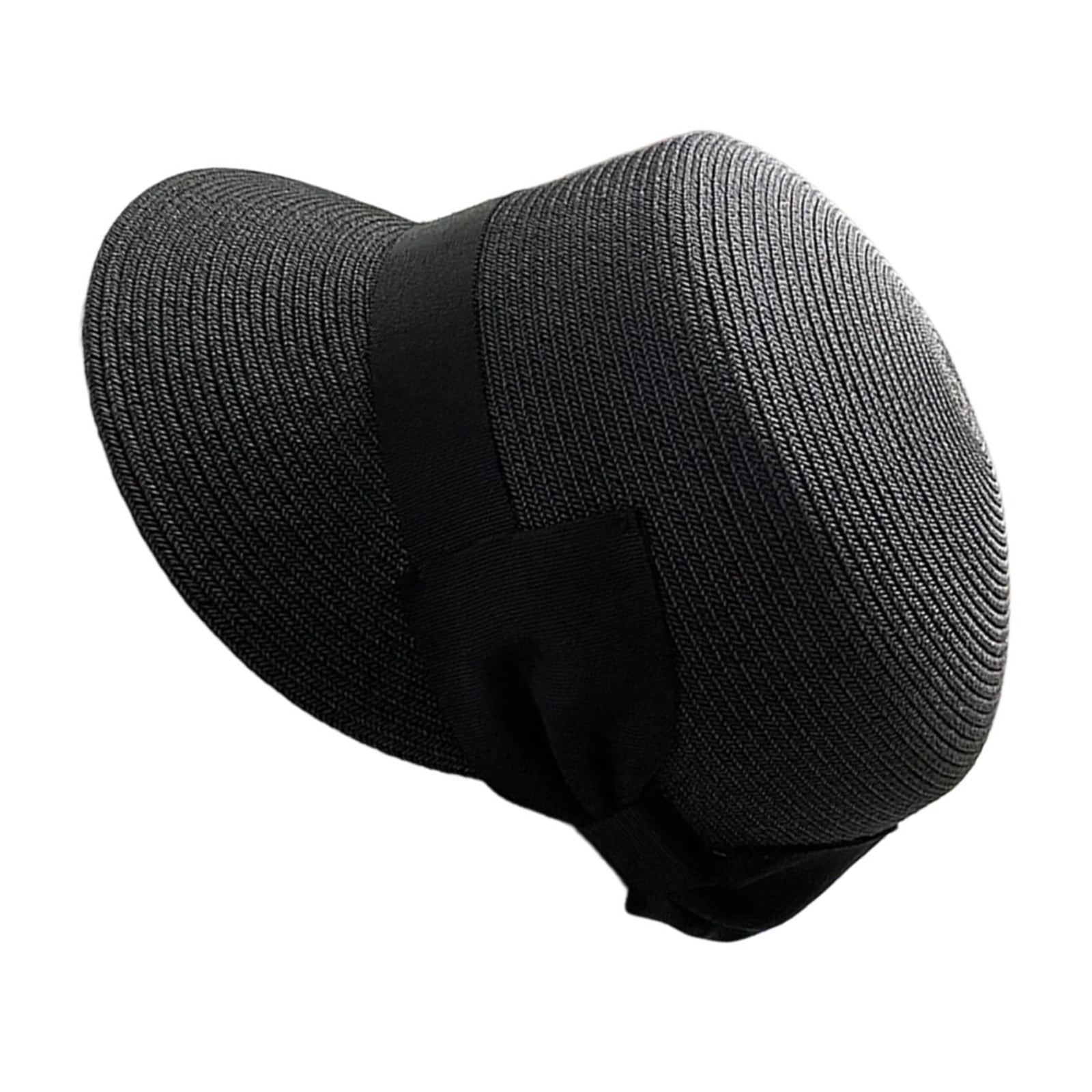 Elegant Braided Belt Straw Hat Handwoven Breathable Elegant Braided ...