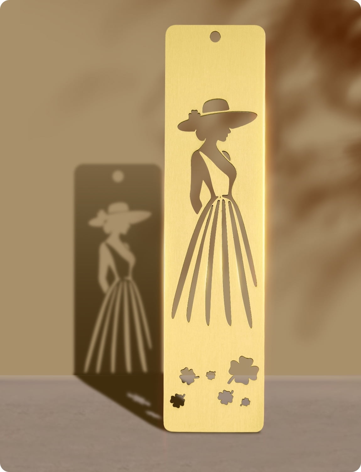 Elegant Brass Bookmark – Vintage Fancy Bookmarks for Women, Aesthetic ...