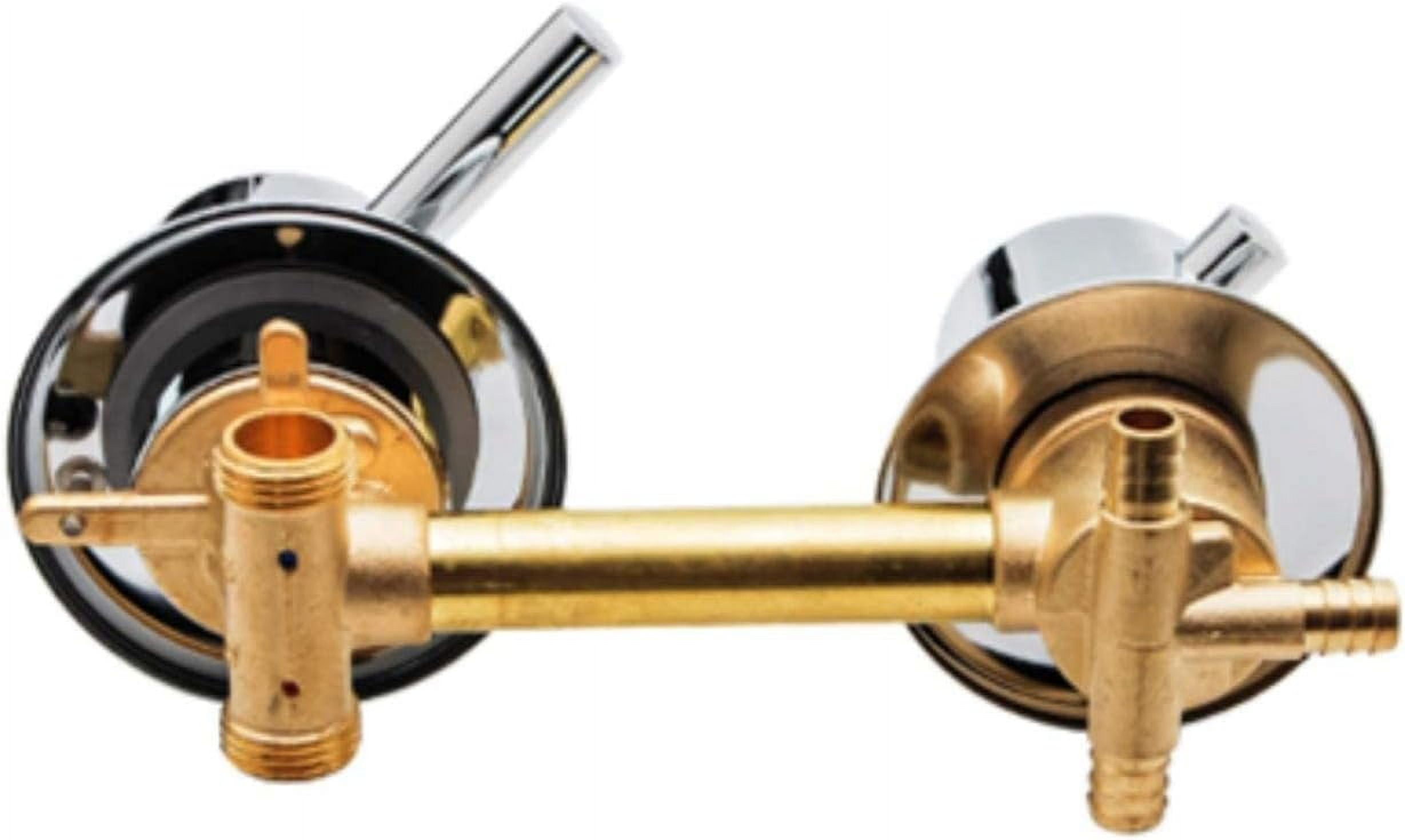 Elegant Brass Shower Faucet, Hot Cold Mixing Valve With Ceramic ...