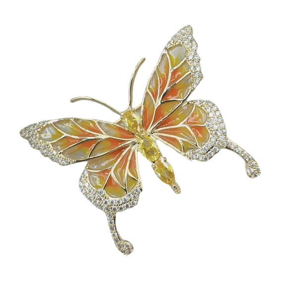 Elegant Butterfly Lapel Pin Sturdy Alloy Base With Stylish Coating ...