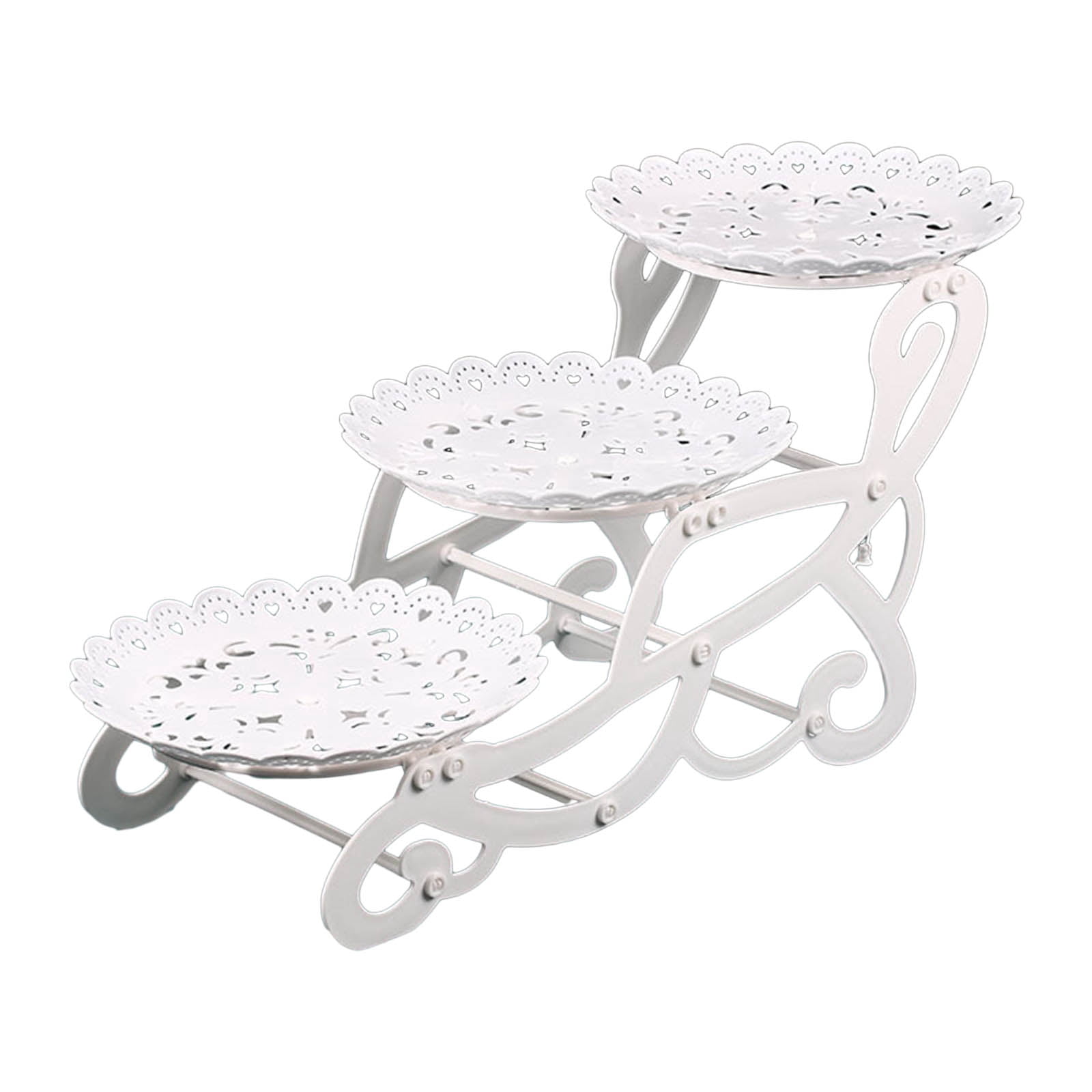 Elegant Cake Stand for Displaying Various Treats and Snacks 3 Tiers ...