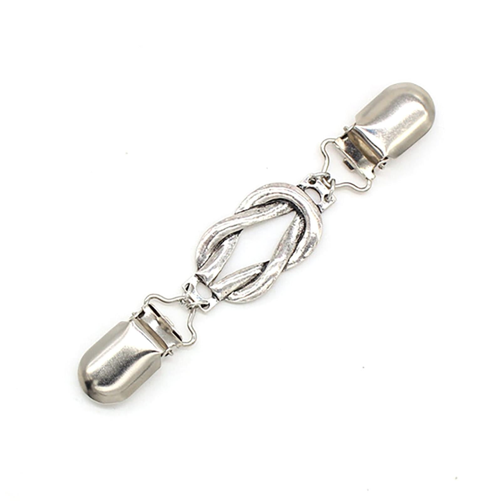 Elegant Cardigan Sweater Clip Scarf Fastener With Ornate Designs For ...