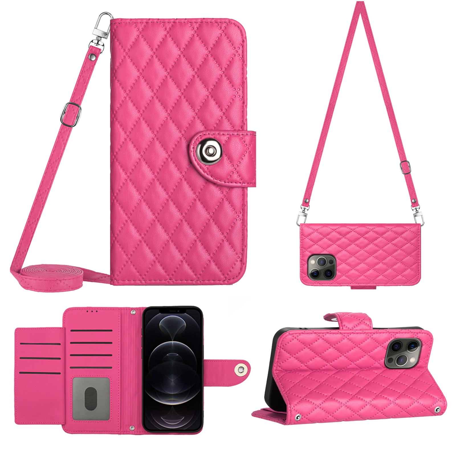 Elegant Case for iPhone 12 Pro Wallet Case RFID Blocking Card Slots ...