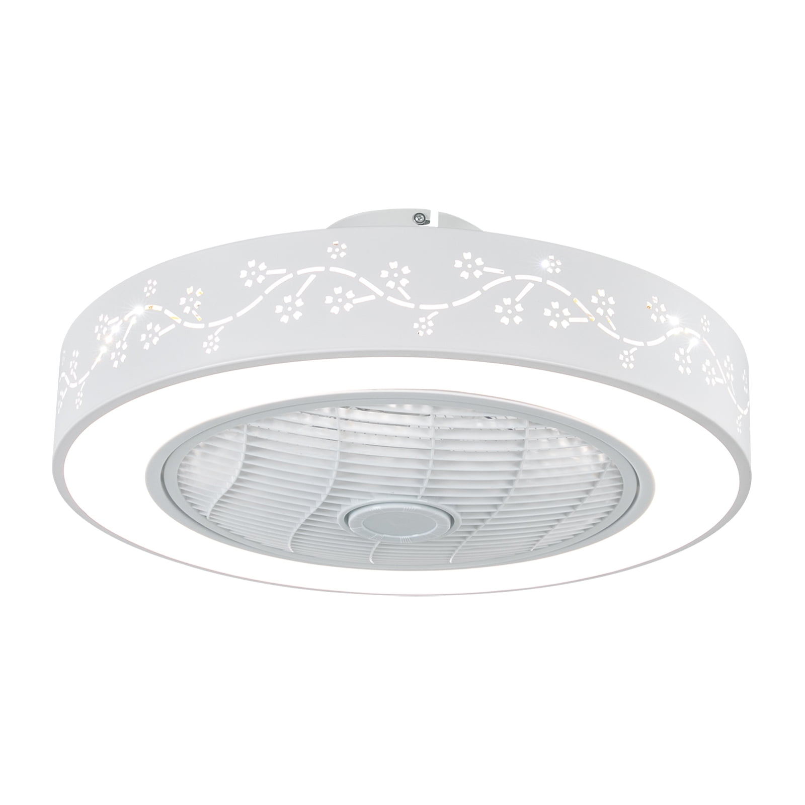Elegant Ceiling Fan with Hidden Blades – Three Light Modes, Smart ...