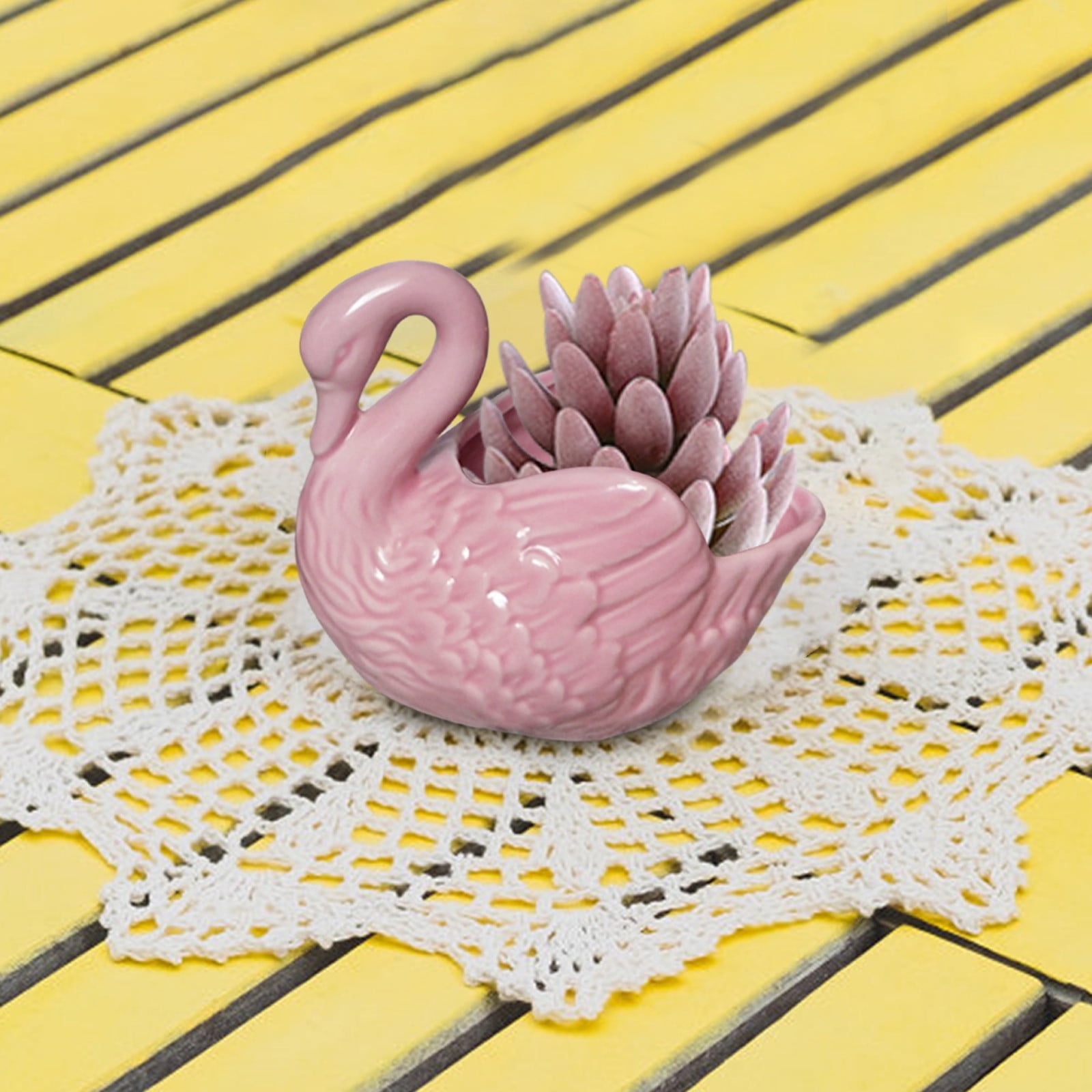 Elegant Ceramic Cactus Planter Pot for Succulent Decorative Container ...