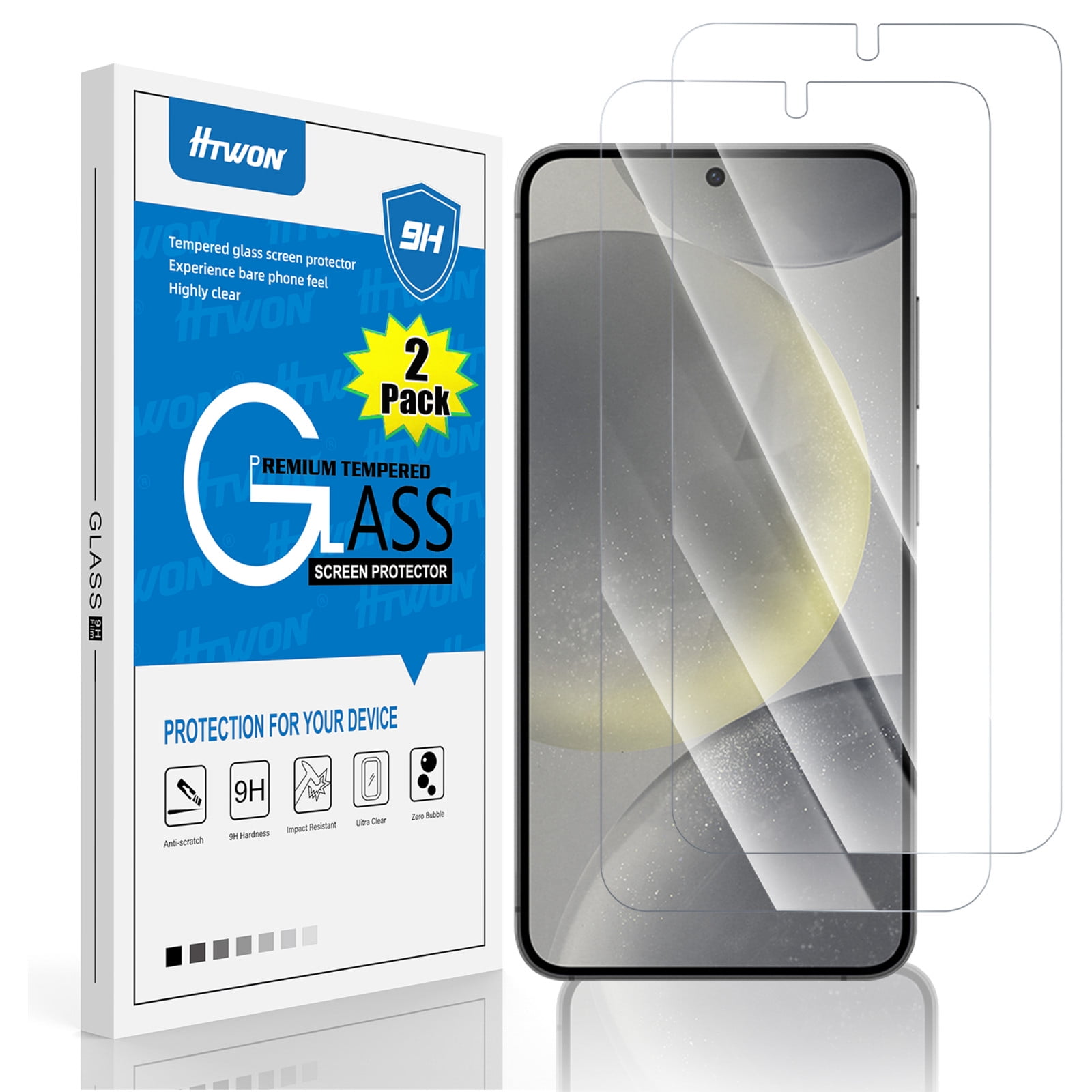 Elegant Choise 2Pcs Screen Protector for Samsung Galaxy S25 Ultra/S25 ...