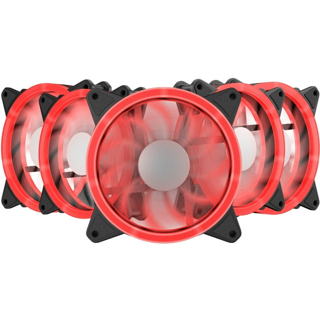 Elegant Choise 3 Packs Computer Case Fans RGB LED Quiet PC Cooling Fan ...